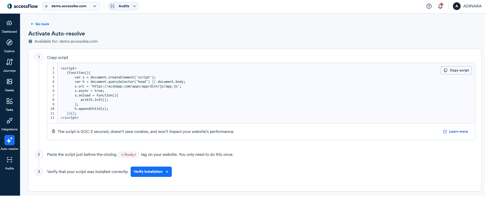 How to activate Auto-resolve – accessiBe Help Center